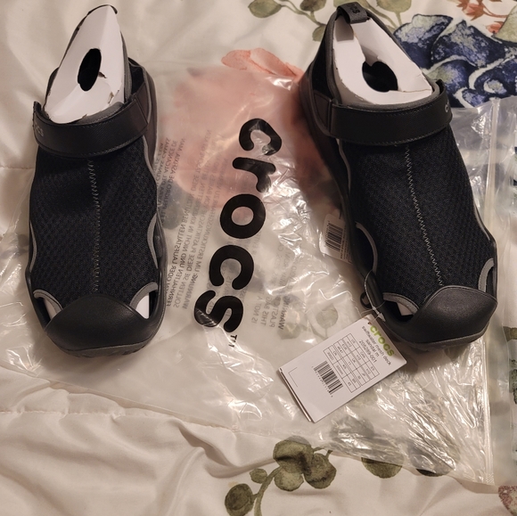 CROCS | Shoes | Crocs Swiftwater Mesh Desk Sandals New Never Used ...